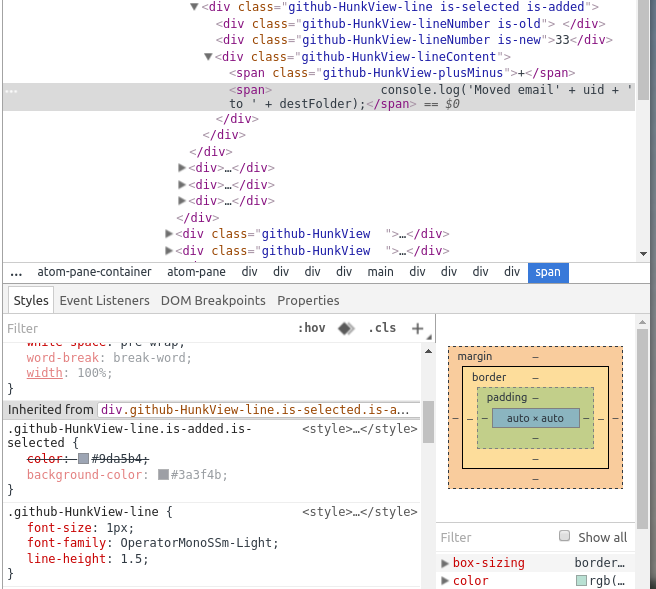 Hunks for staging are not visible in 'Unstaged Changes' tab · Issue #1074 · atom/github · GitHub
