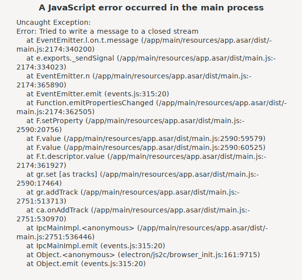 Javascript error (flatpak 0.6.17) · Issue #1197 · nukeop/nuclear · GitHub