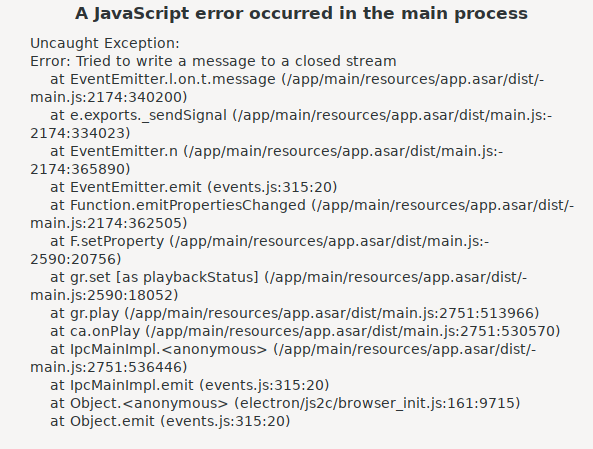 Javascript error (flatpak 0.6.17) · Issue #1197 · nukeop/nuclear · GitHub