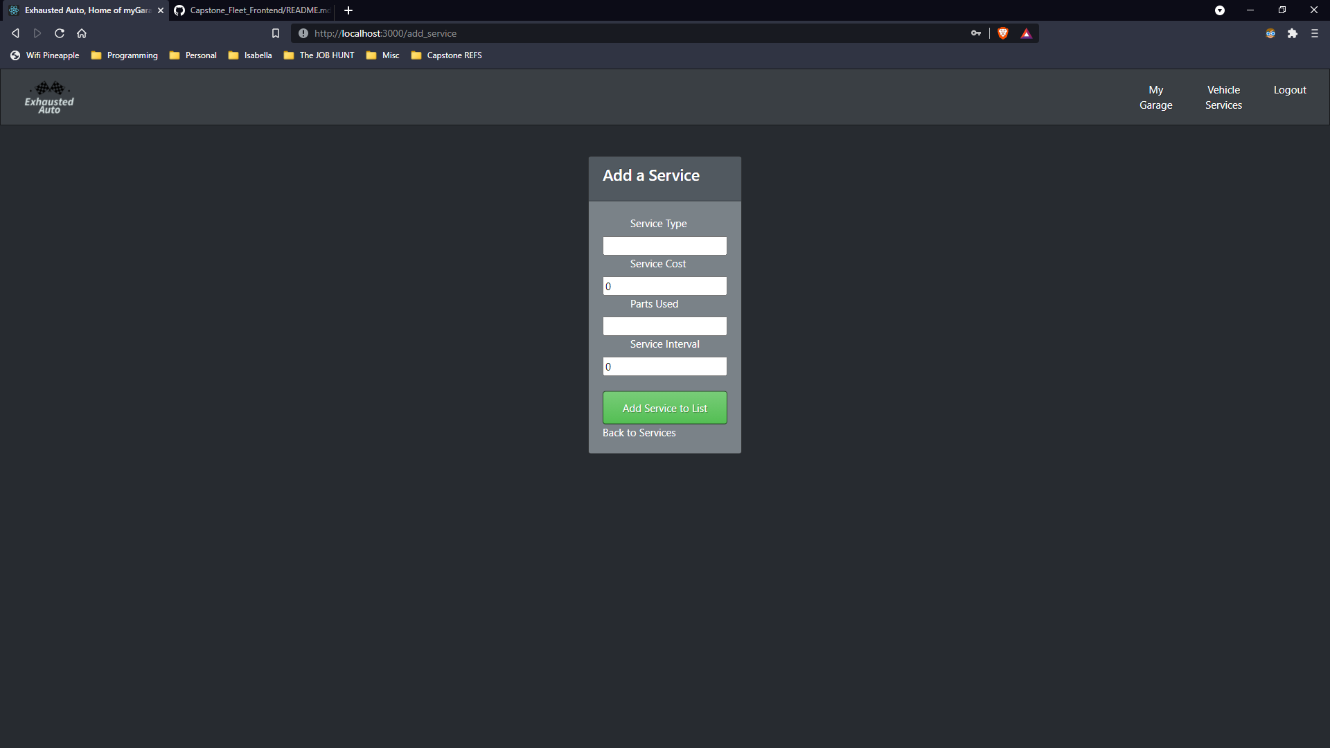 GitHub - matthewkeplinger/Capstone_Fleet_Frontend: React.js front-end ...