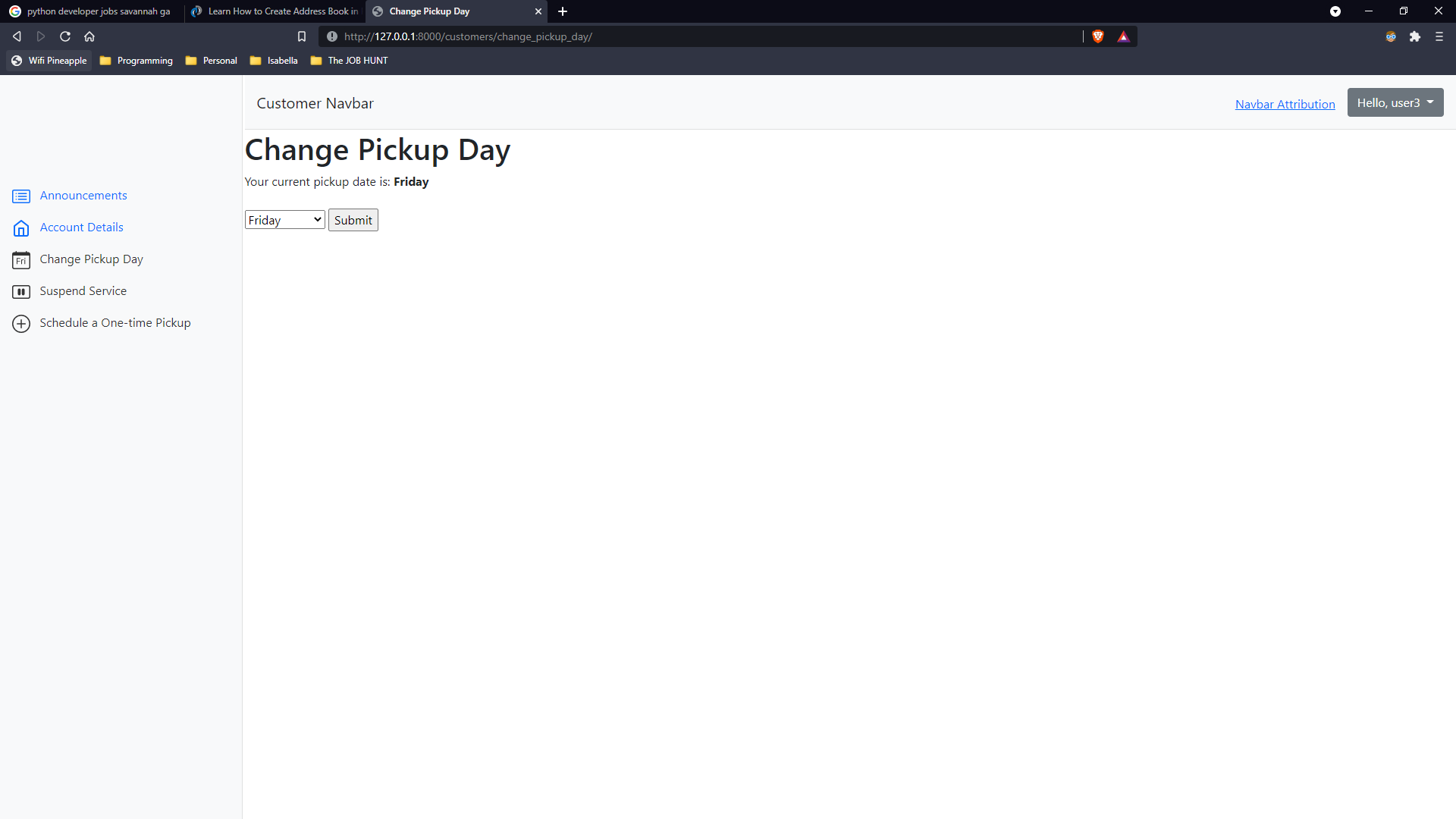 GitHub - matthewkeplinger/Django_Trash_Collector