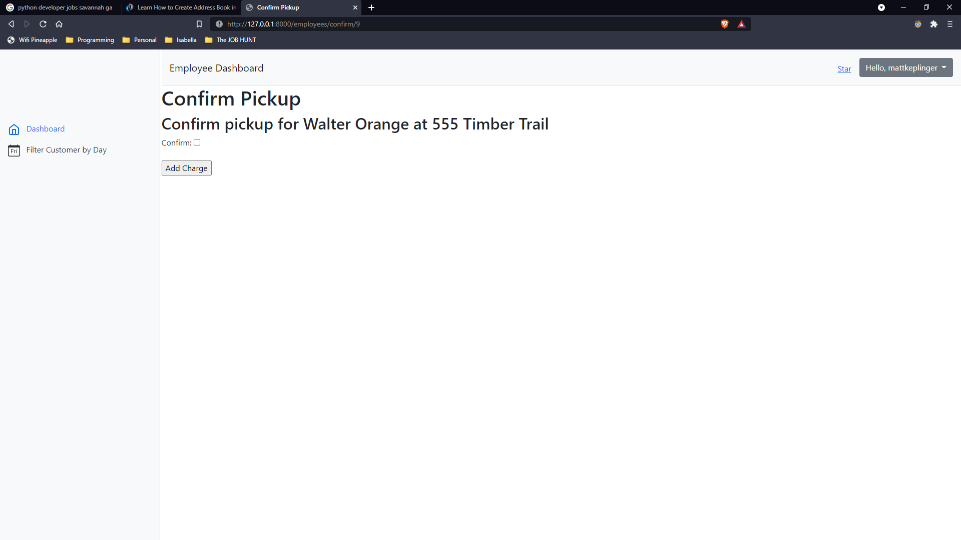 GitHub - matthewkeplinger/Django_Trash_Collector