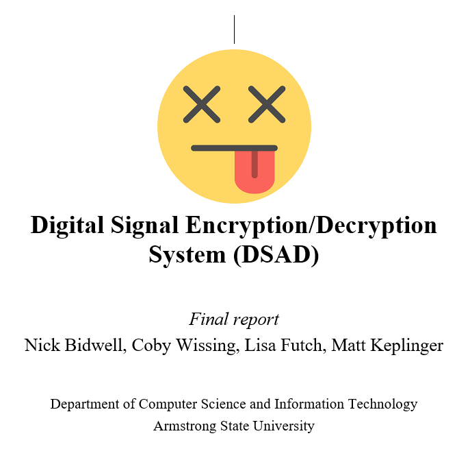 GitHub - matthewkeplinger/DSAD-encrypt-decrypt: Digital Signal Encode, Encrypt, Decode, Decrypt ...