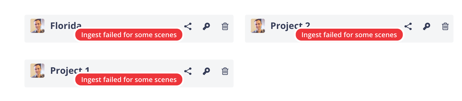 Project items with ingest failures collapse · Issue #4385 · raster-foundry/raster-foundry · GitHub