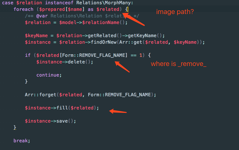 morphMany ORM 多态关联表单数据保存异常问题 · Issue #185 · jqhph/dcat-admin · GitHub