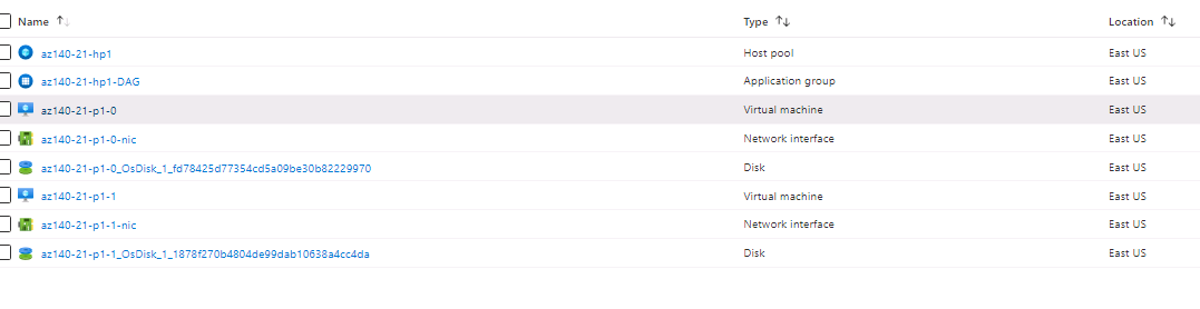 Lab02 Deploy host pools and session hosts by using the Azure portal (AD DS) Deployment failed ...