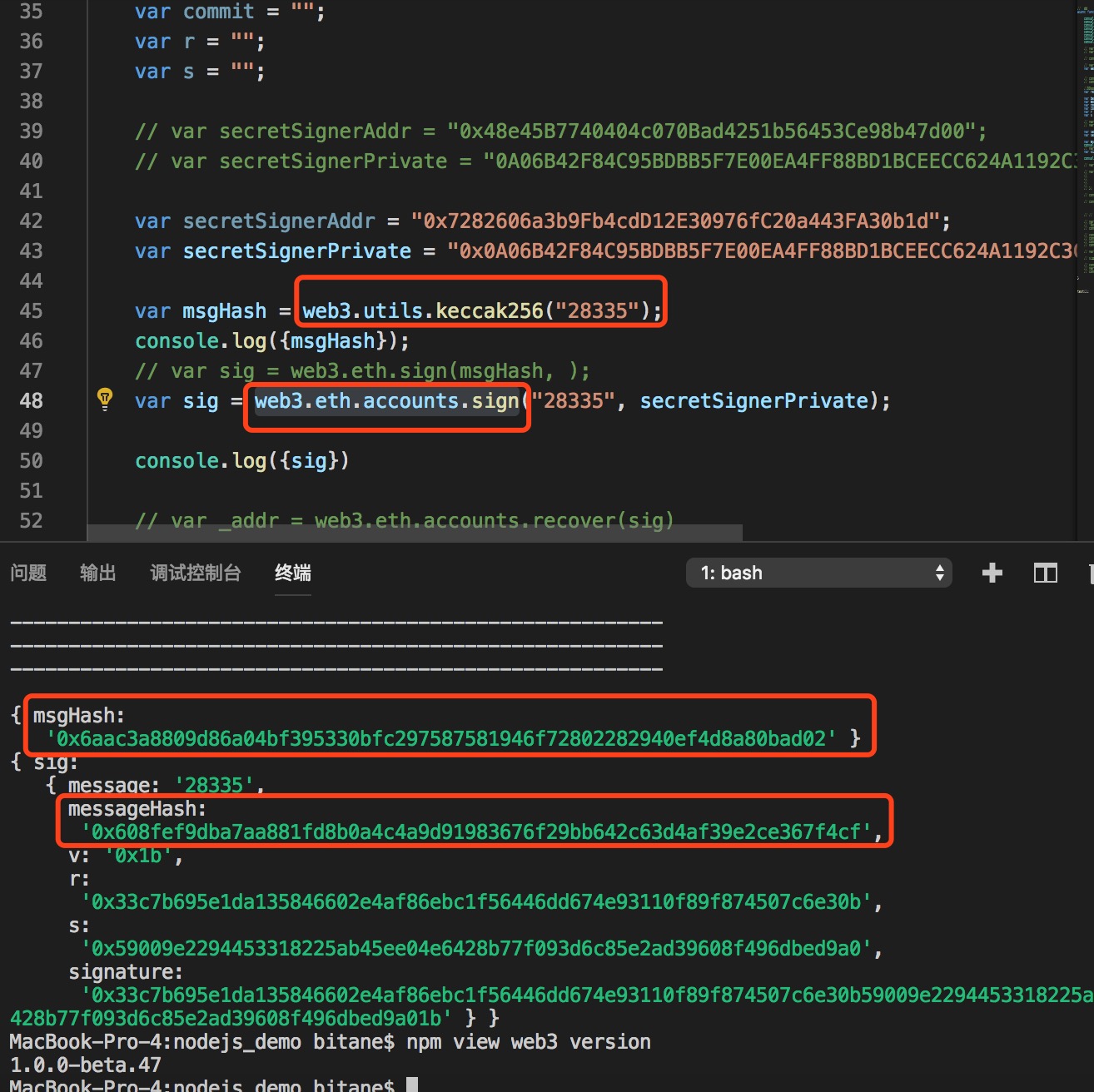 Why is signature verification wrong???? · Issue #2454 · web3/web3.js · GitHub