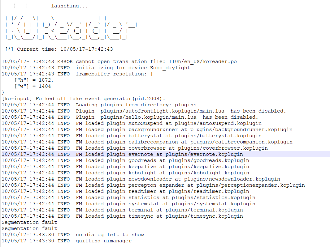 dictionary: sdcv segfault on firmware 4.6.9960 · Issue #3302 · koreader/koreader · GitHub