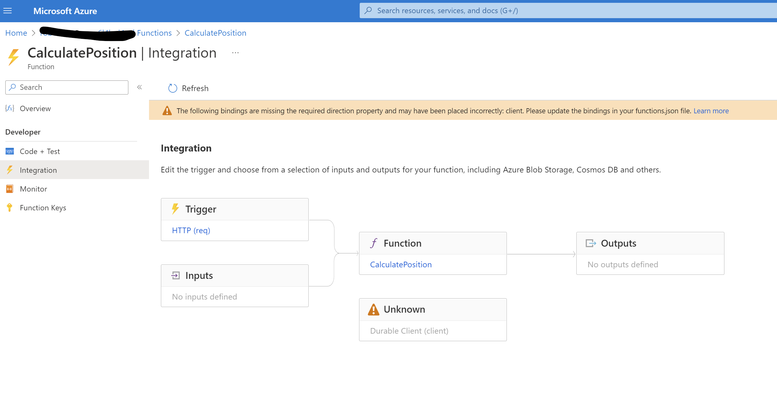 Durable Entity function doesn't trigger or receive data from streaming analytics · Issue #155 ...