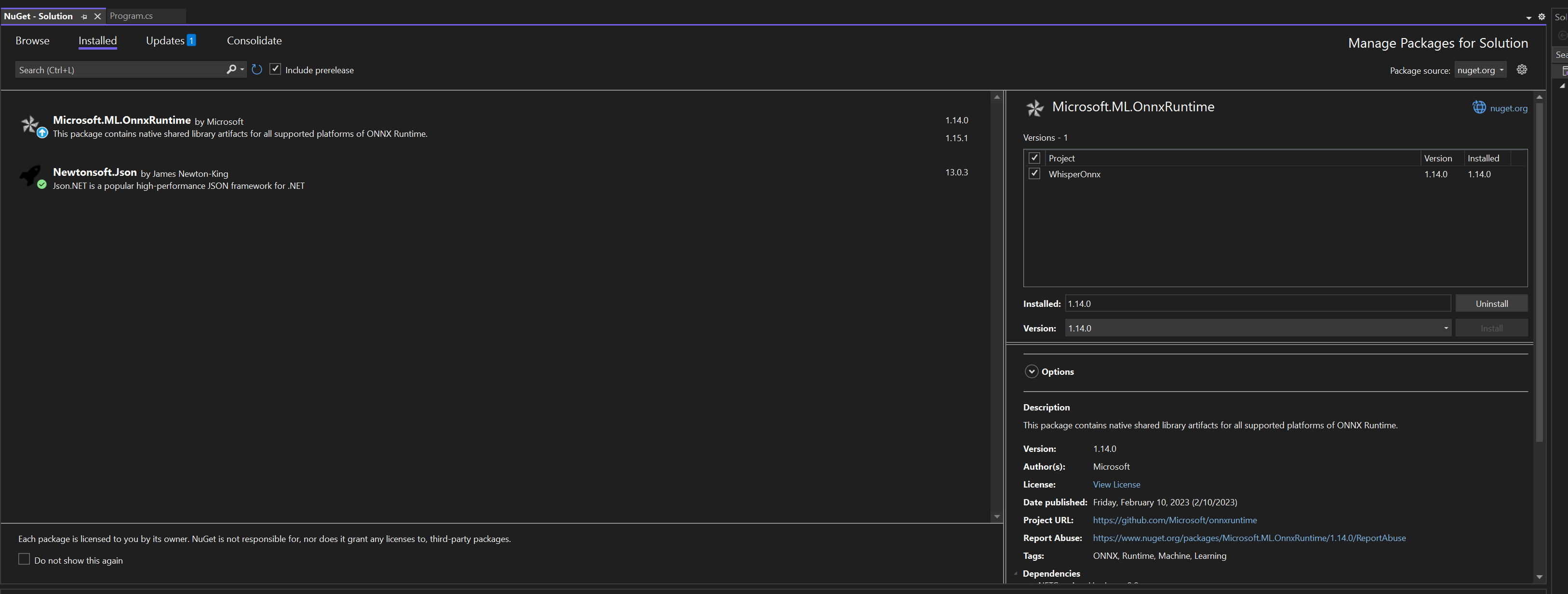 [Bug]: InferenceSessionConfiguration does not exist · Issue #473 · microsoft/Olive · GitHub