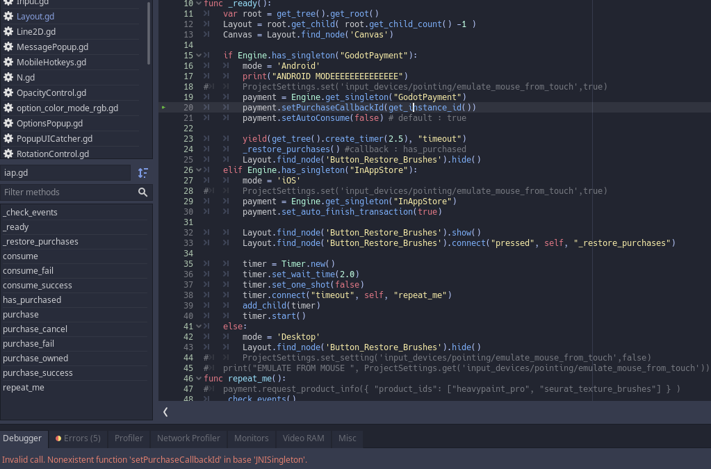 Production crashes with GodotPayments on Android · Issue #38744 ...