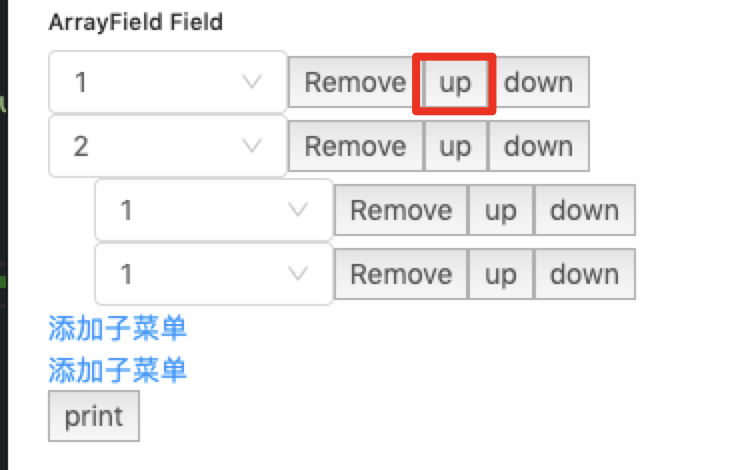 @ufrom/react 中的array Field循环渲染之后，上下移动第二次children属性变为空 · Issue #613 · alibaba/formily · GitHub