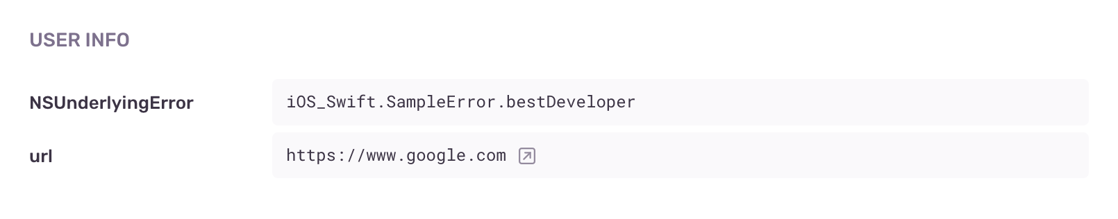 `NSUnderlyingError` is not included in the error report · Issue #1831 · getsentry/sentry-cocoa ...
