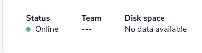 Disk space available and percent of disk space available returning 0 ...