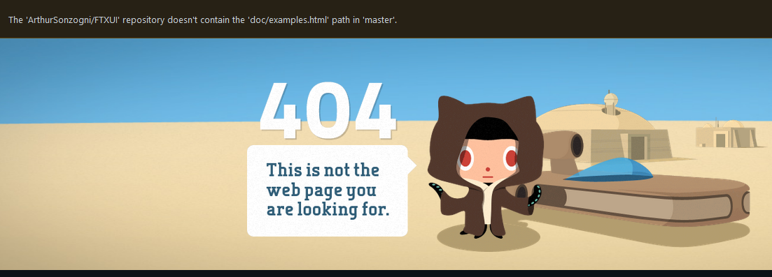 Examples link in the Intoduction tutorial leads to 404 page. · Issue #416 · ArthurSonzogni/FTXUI ...