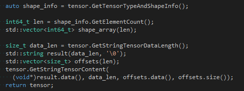 Question about multiple dimension string tensor using CXX api · Issue #1627 · microsoft ...