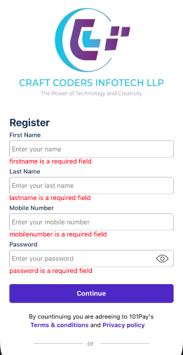 GitHub - CraftCodersInfotech/register-component