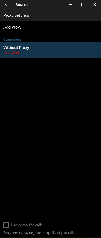 title bar text doesn't show status of connection and always is Unigram · Issue #632 · UnigramDev ...