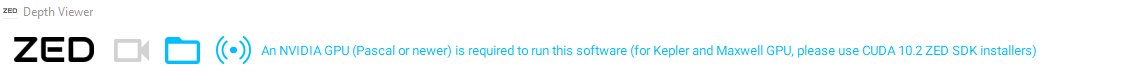 Error NO GPU COMPATIBLE, exit program. · Issue #536 · stereolabs/zed-sdk · GitHub