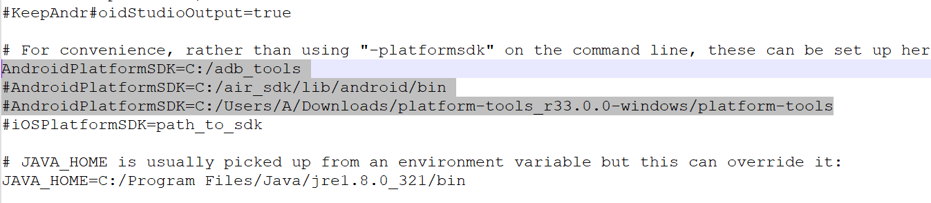 Publishing Air For Apk After Tip Could Not Locate Adb C · Issue