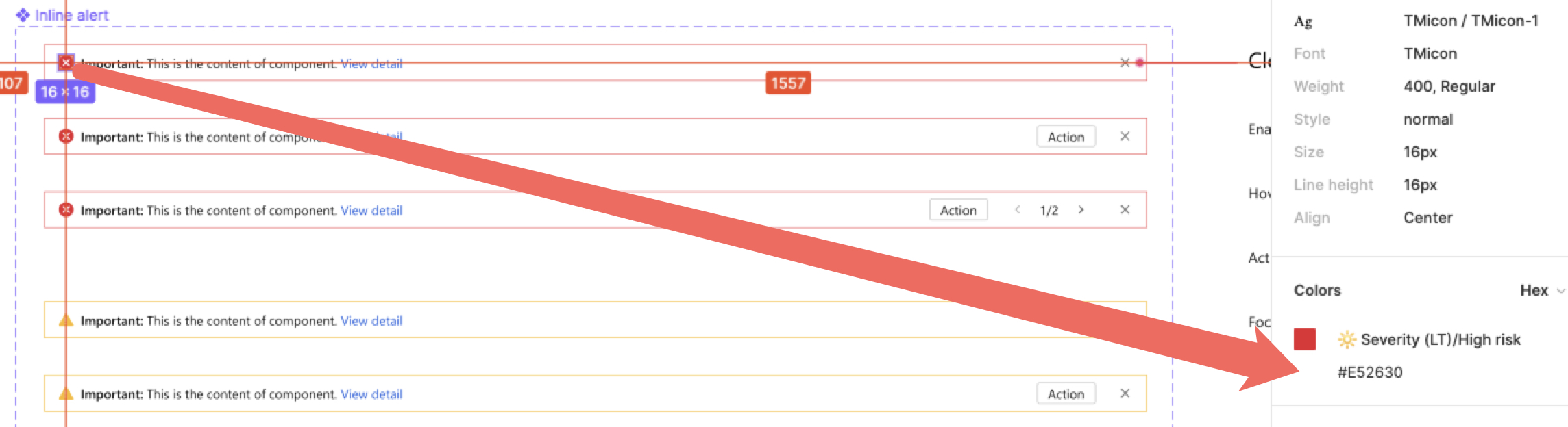 style: adjust light theme style for Alert component by tinaClin · Pull Request #509 · trendmicro ...