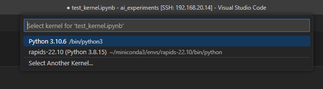 intellisense doesn't work in jupyter notebooks on a remote server when an anaconda env is chosen ...