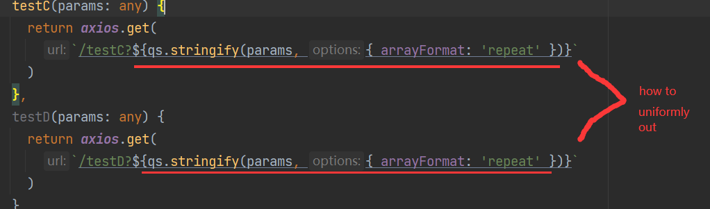 how to serialize uniformly in axios.get? · Issue #5471 · axios/axios · GitHub