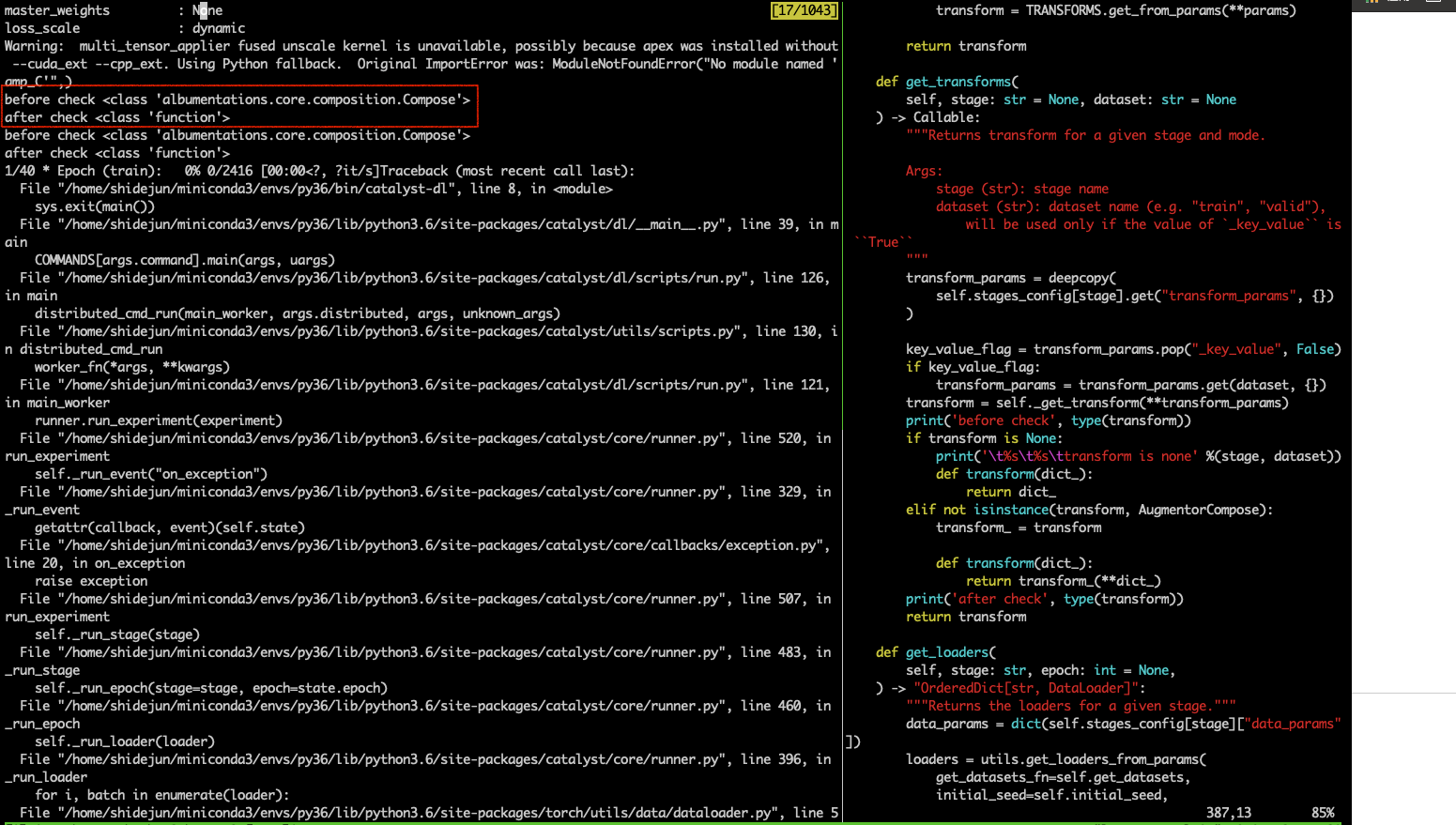 Fail to get Transform function · Issue #803 · catalyst-team/catalyst · GitHub