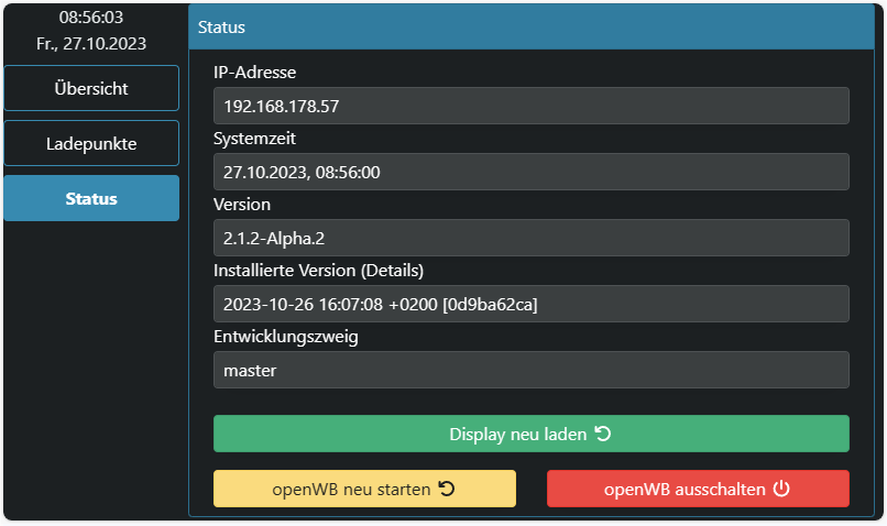 Status View · Issue #1215 · openWB/core · GitHub
