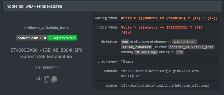 Create alarm for hddtemp · Issue #4022 · netdata/netdata · GitHub