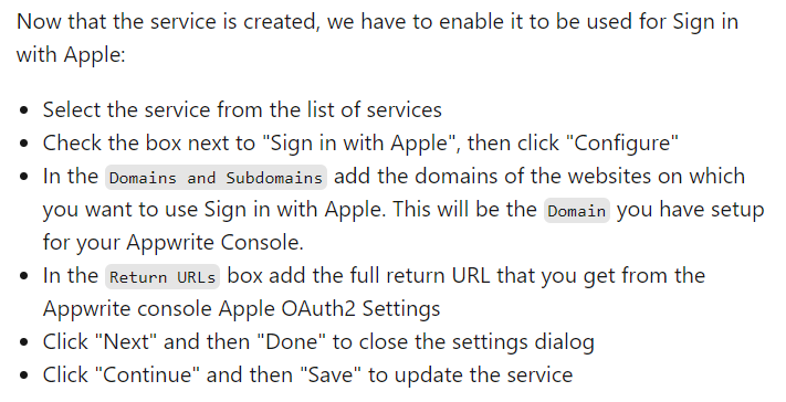 Apple Oauth2 Setup · Appwrite Appwrite · Discussion 3808 · Github