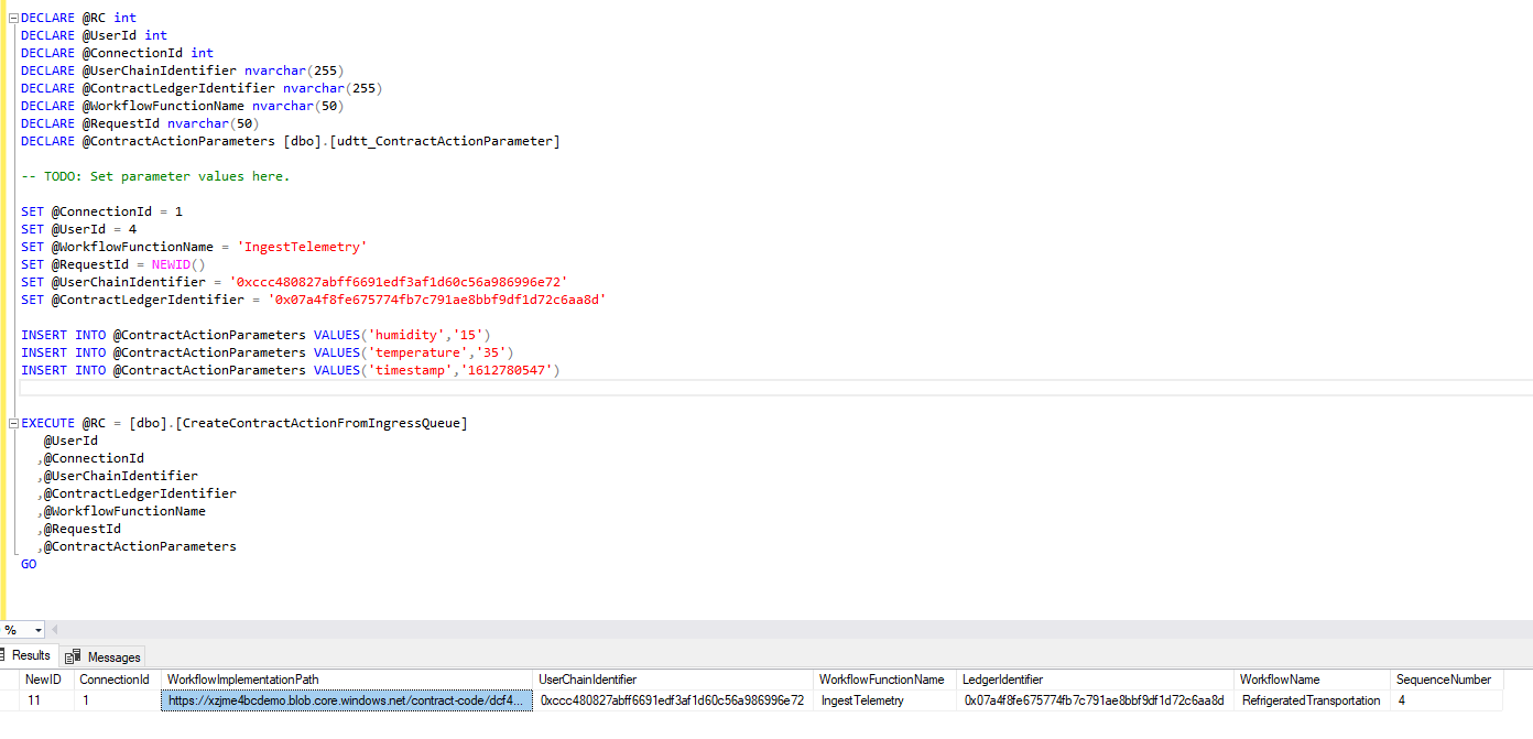 Problem with Delivering Data from IoT Hub to Azure Blockchain Workbench · Issue #208 · Azure ...