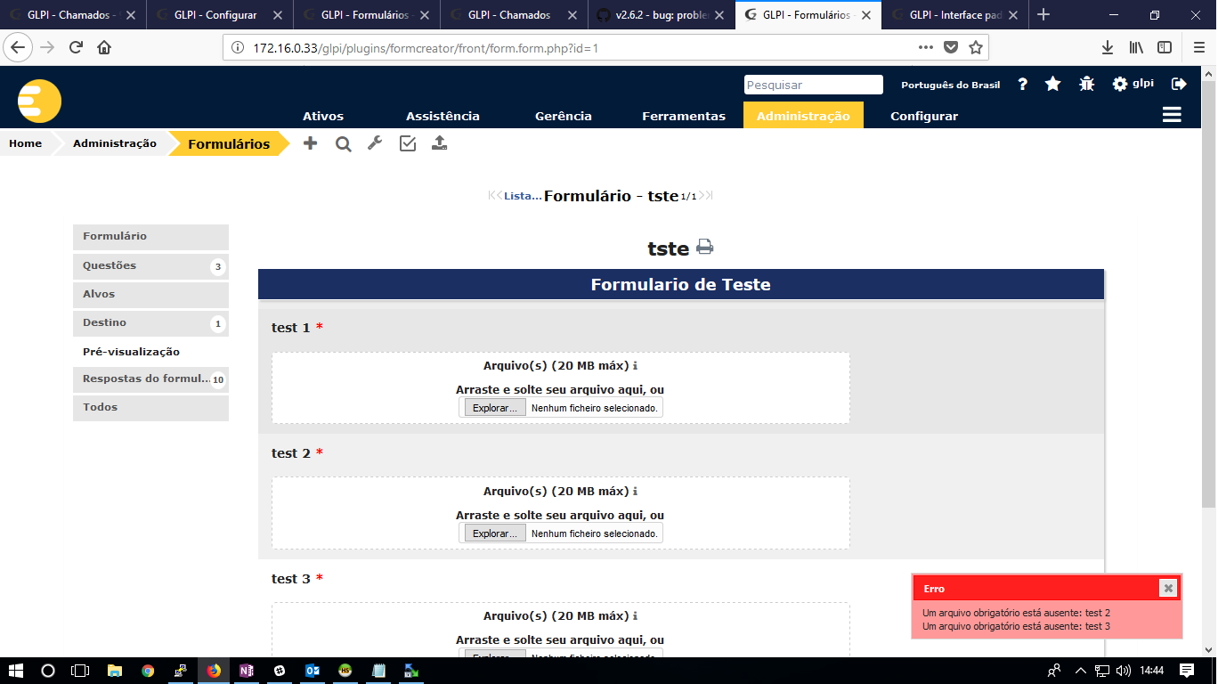v2.6.2 - bug: problem with multiple attachments in a form. · Issue #937 · pluginsGLPI ...