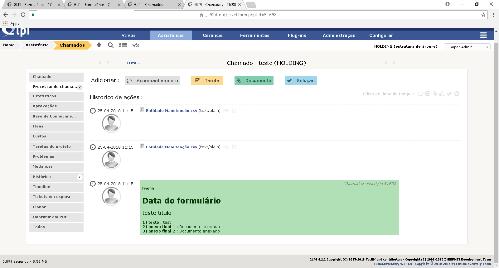 v2.6.2 - bug: problem with multiple attachments in a form. · Issue #937 · pluginsGLPI ...
