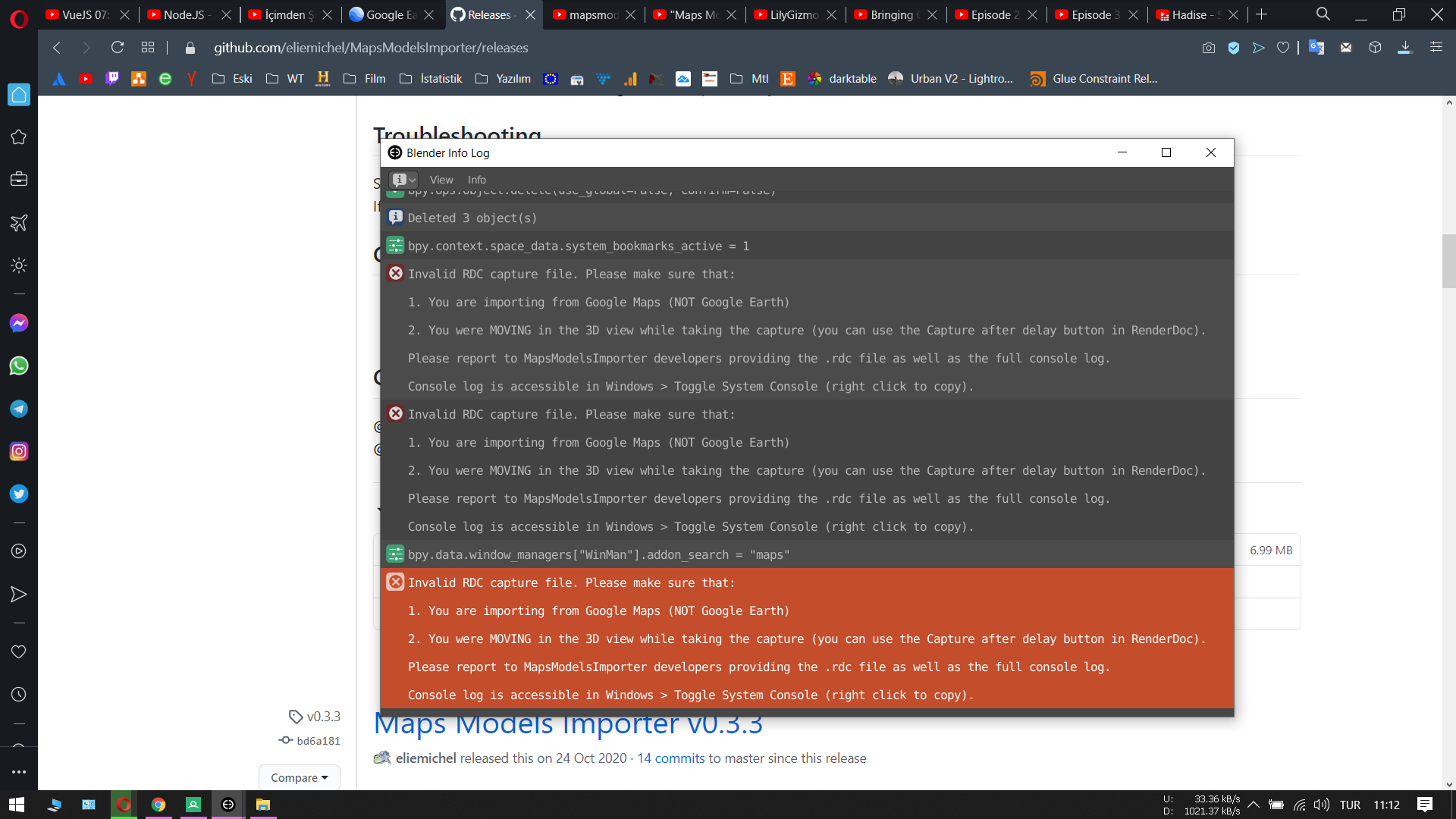 Not working versions · Issue #141 · eliemichel/MapsModelsImporter · GitHub