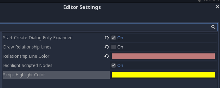 Signal connection editor: add a script icon next to nodes that have a ...
