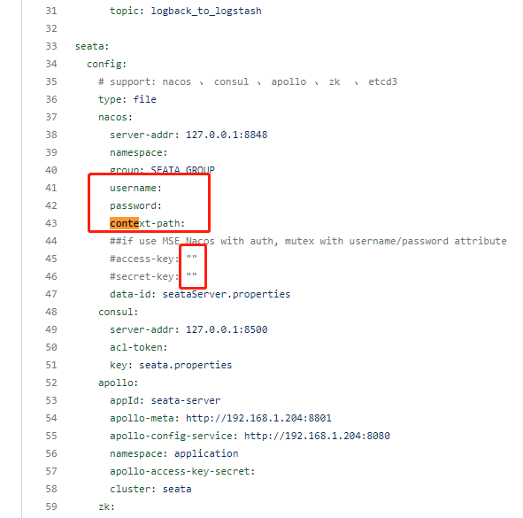 Some Parameters Are Not Uniform · Issue 5117 · Apacheincubator Seata · Github 