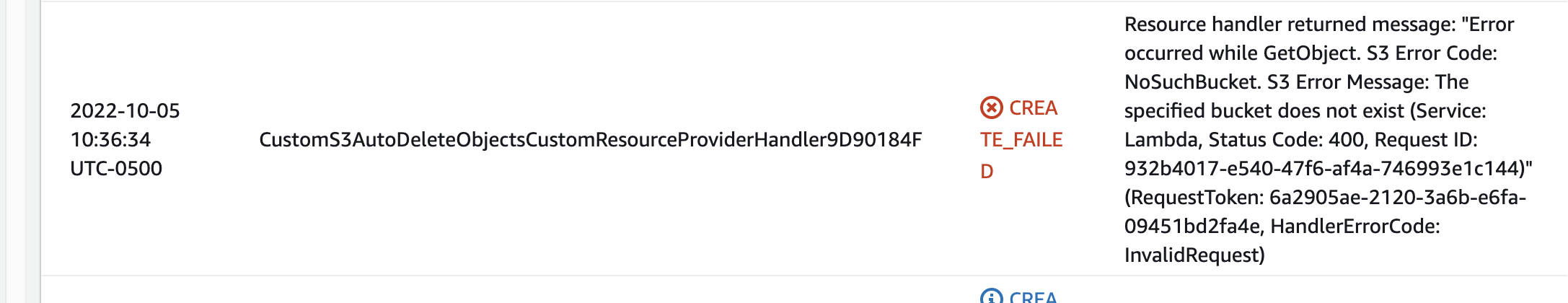 s3: autoDeleteObjects fails on deploy with "NoSuchKey" error · Issue #21662 · aws/aws-cdk · GitHub