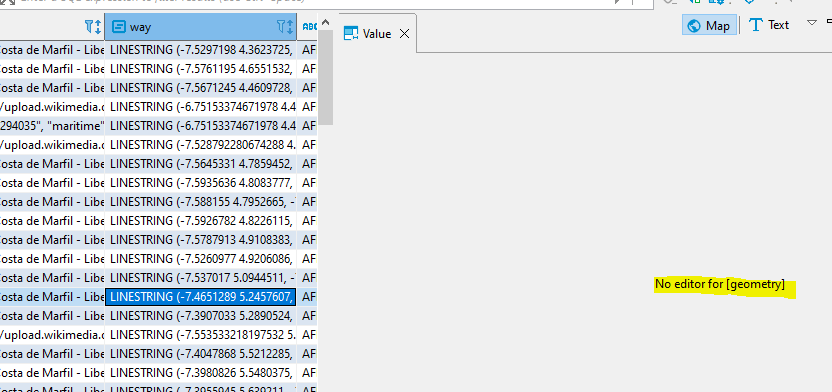No editor for [geometry] · Issue #17746 · dbeaver/dbeaver · GitHub