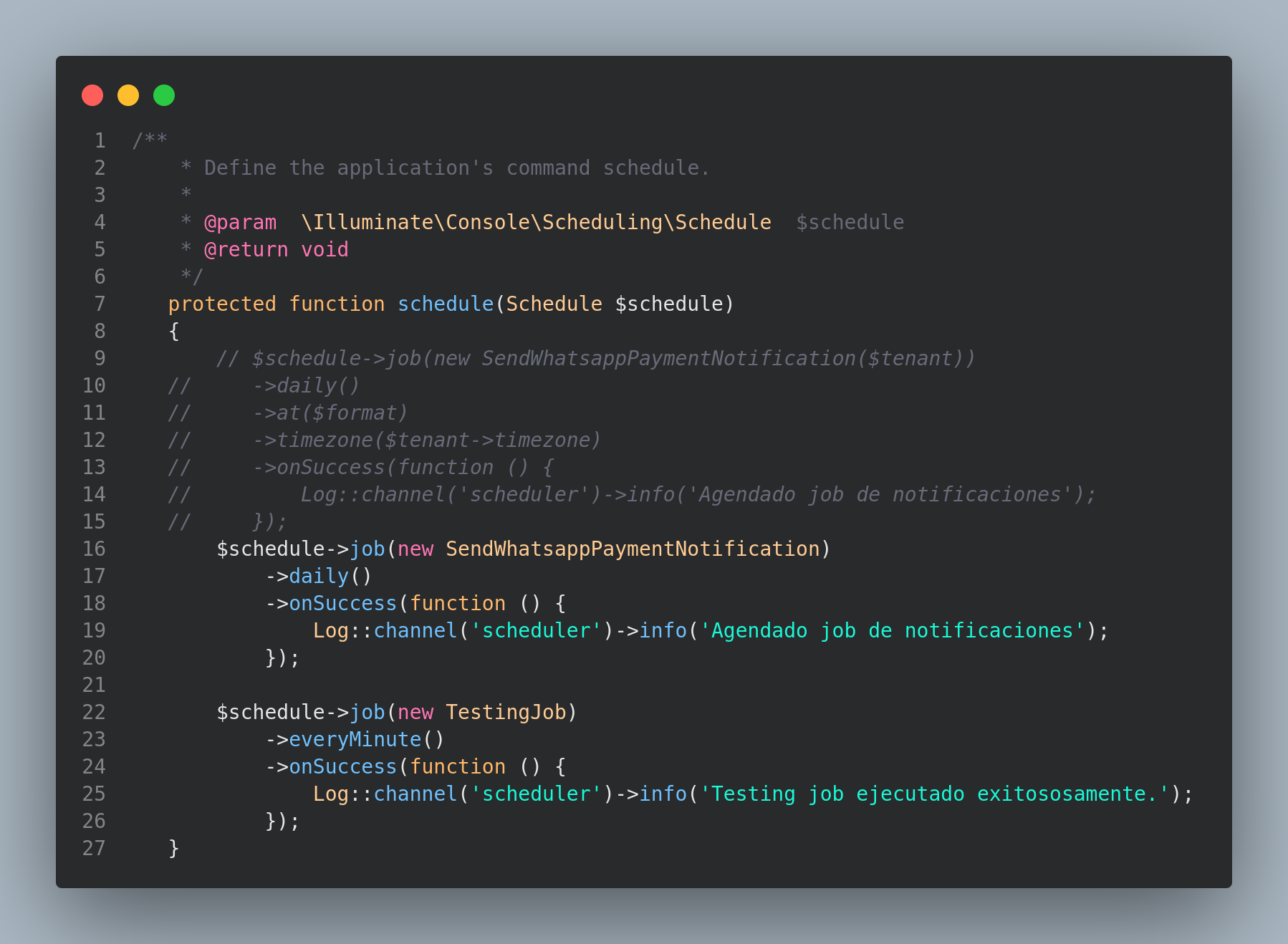 Help: Tenant schedule · Issue #991 · archtechx/tenancy · GitHub