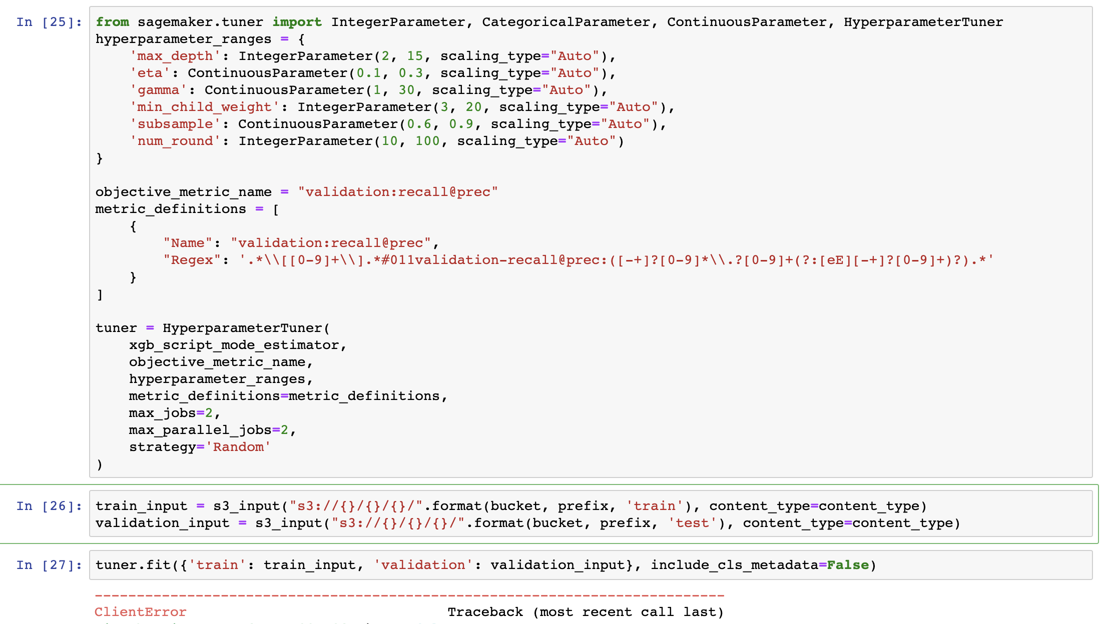 Custom XGBoost optimization metrics · Issue #121 · aws/sagemaker ...