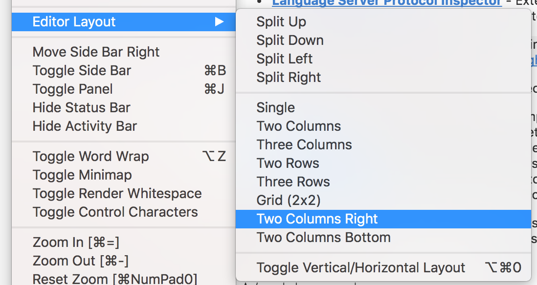 Another name for editor layout · Issue #53713 · microsoft/vscode · GitHub