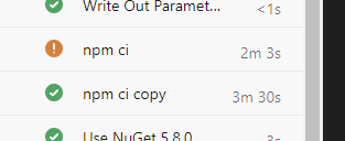 Azure DevOps NPM CI task failes randomly with SyntaxError: Unexpected end of JSON input while ...
