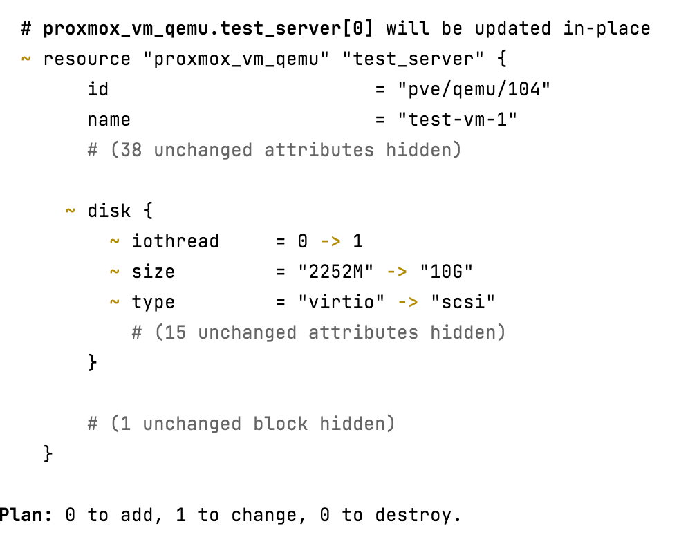 [BUG] Resizing Disk issue · Issue #269 · Telmate/terraform-provider ...