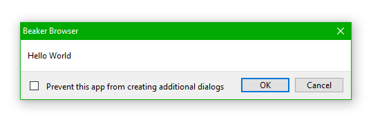 Better styling and behavior for JavaScript alert, confirm, and prompt dialogs · Issue #1823 ...