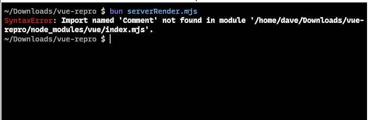 `export * from "./commonjs"` does not run or bundle (Breaks vue) · Issue #2699 · oven-sh/bun ...