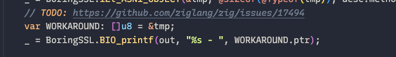 Varargs With Pointer To Stack Array Crashes The Compiler · Issue 17494 · Ziglangzig · Github 5086