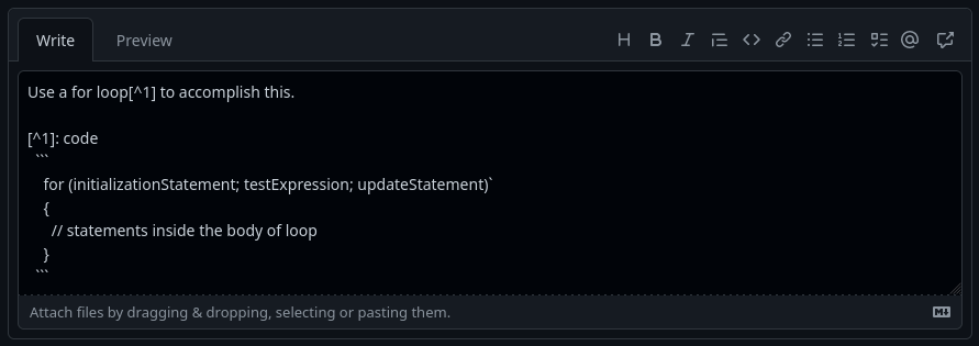 Can't put multiple lines of code (with indentation) in a footnote · community · Discussion ...