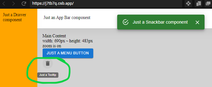 Some components appear far from their original position when the zoom ...