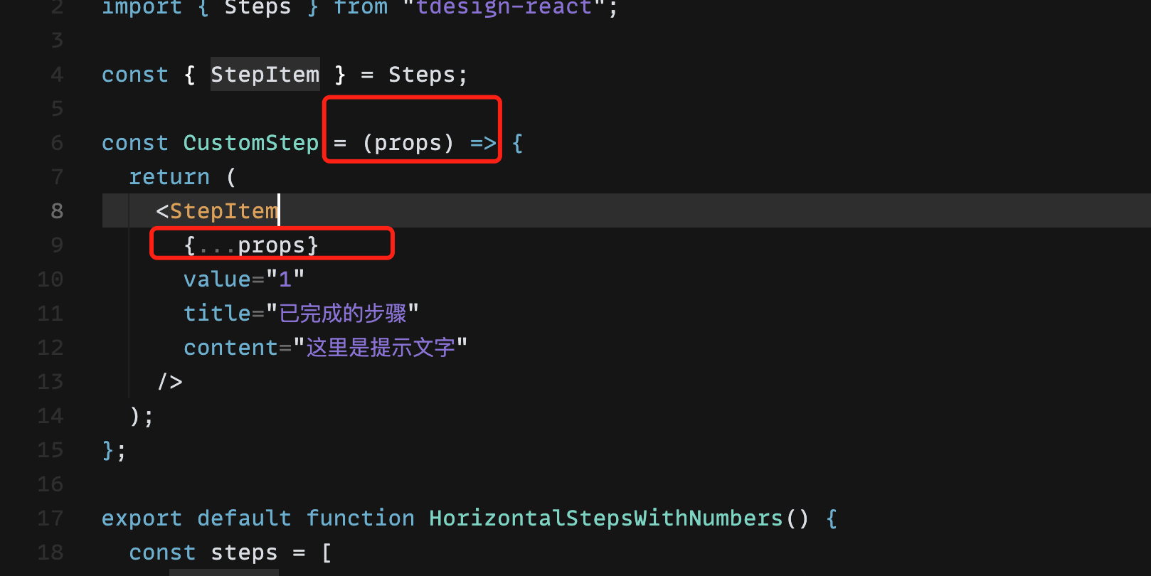 【StepItem】value not work · Issue #852 · Tencent/tdesign-react · GitHub